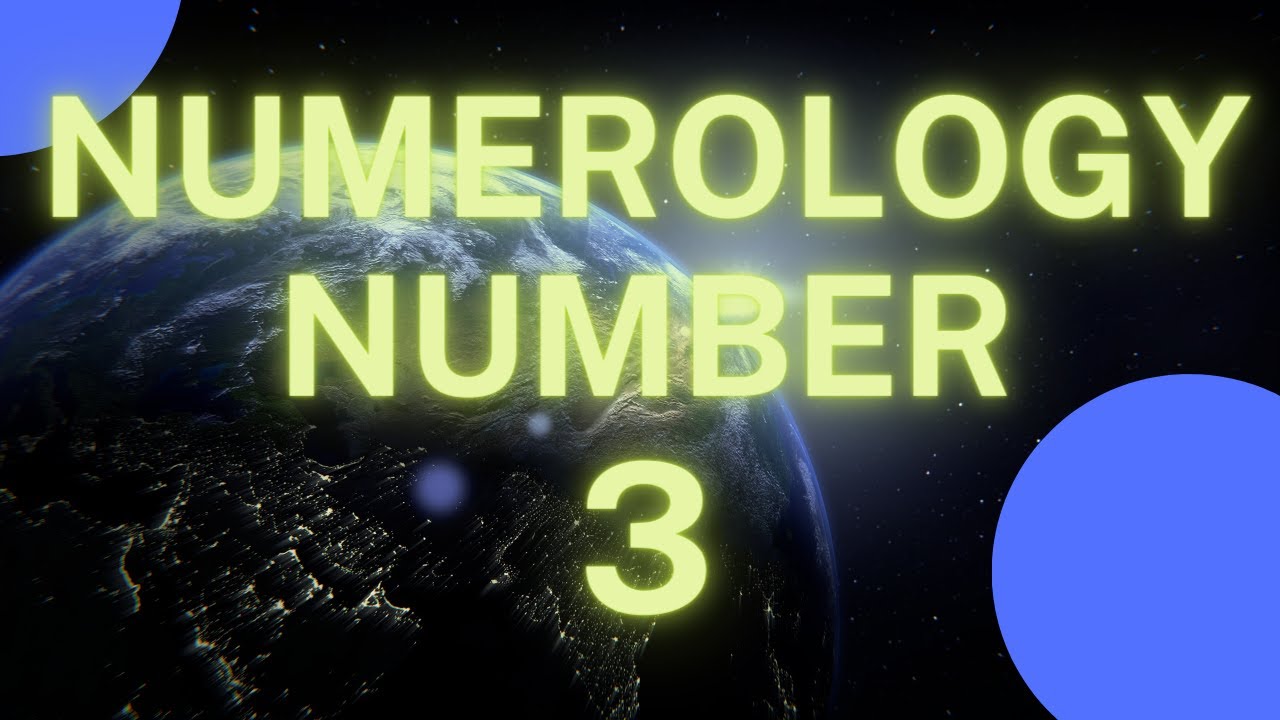 Numerology Number 3 - Life Path Number 3 - YouTube