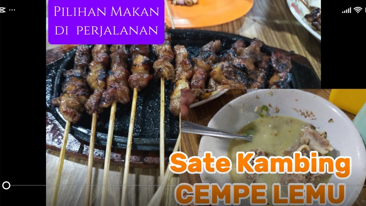 Sate Kambing Cempe Lemu Tegal#berbagimakanan #food #makanenak - YouTube