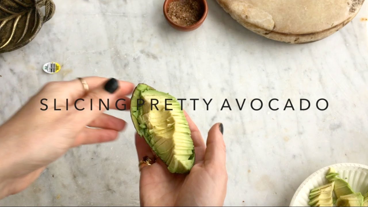 Slicing Pretty AVOCADO - YouTube