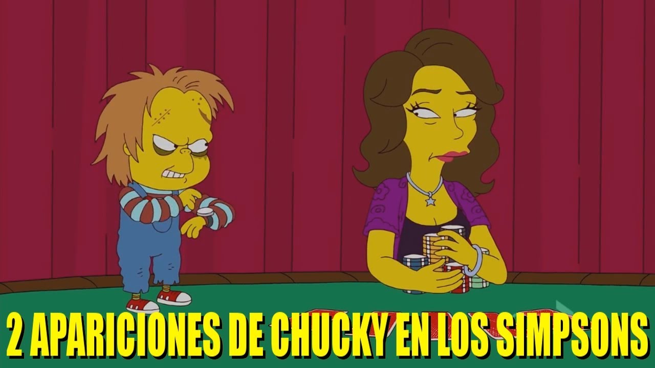 Las 2 Apariciones De Chucky En La Serie De Los Simpsons Que Pocos Son ...