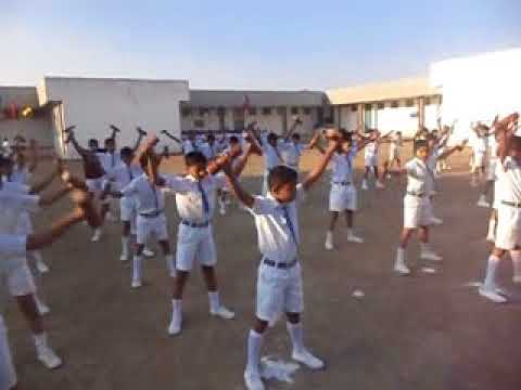 JNV Dhule Dumbbell Exercises - YouTube