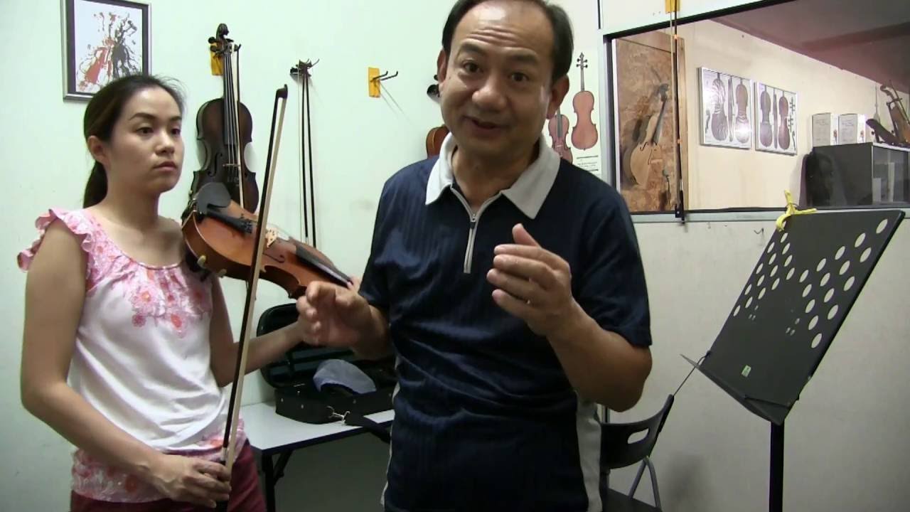 Violin Playing Left Hand Shape - YouTube