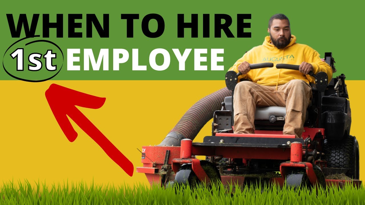 How Much Monthly Revenue Before Hiring Your First Lawn Worker?! - YouTube