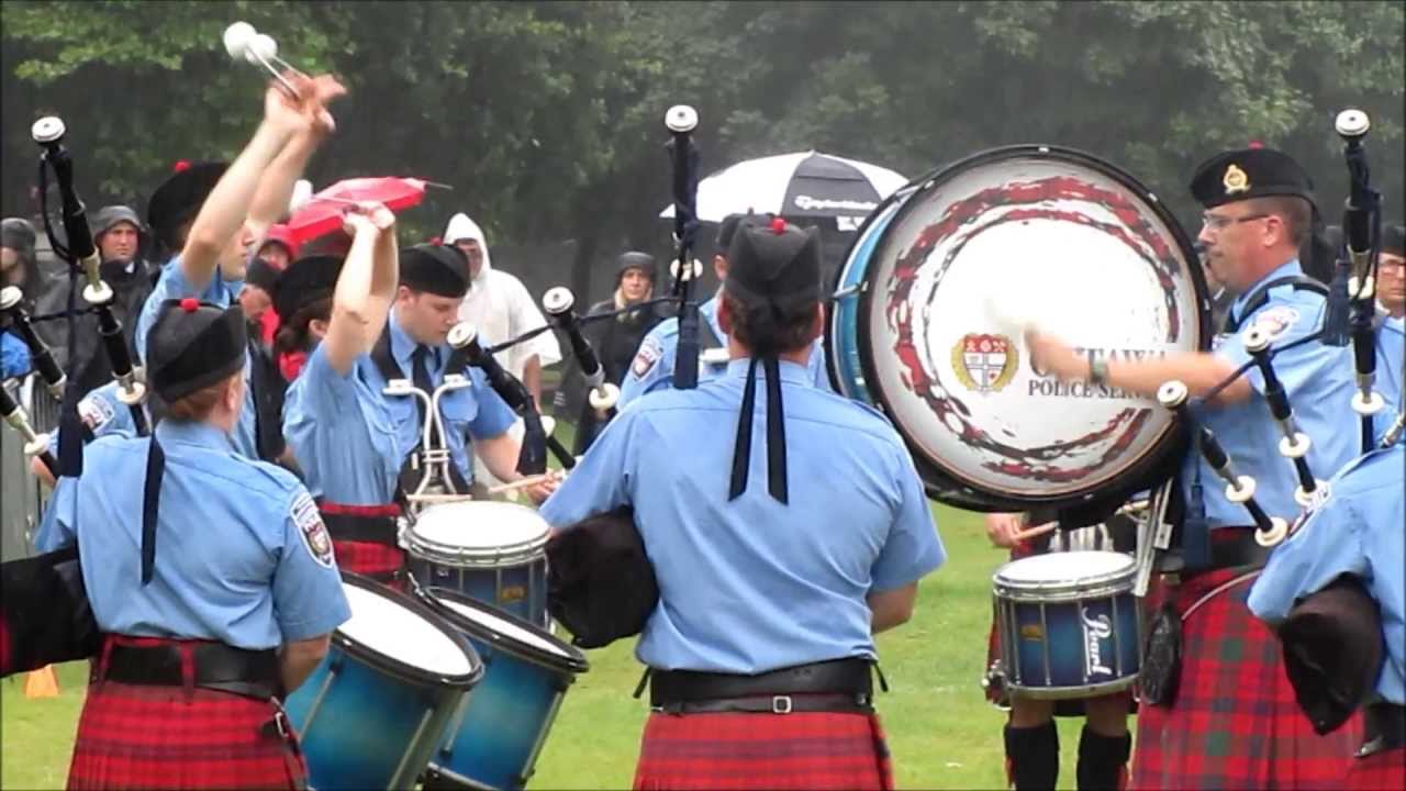 Worlds 2013 - Ottawa Police Service Pipe Band - YouTube