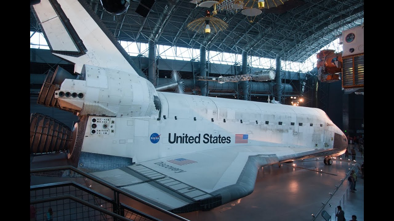 Part 2; Space Shuttle Discovery Landing at Dulles International Airport ...