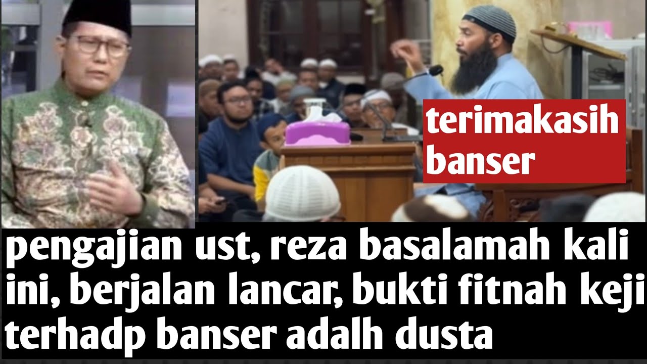 pengajian ust, reza basalamah kali ini berjalan lancar, bukti fitnah ...