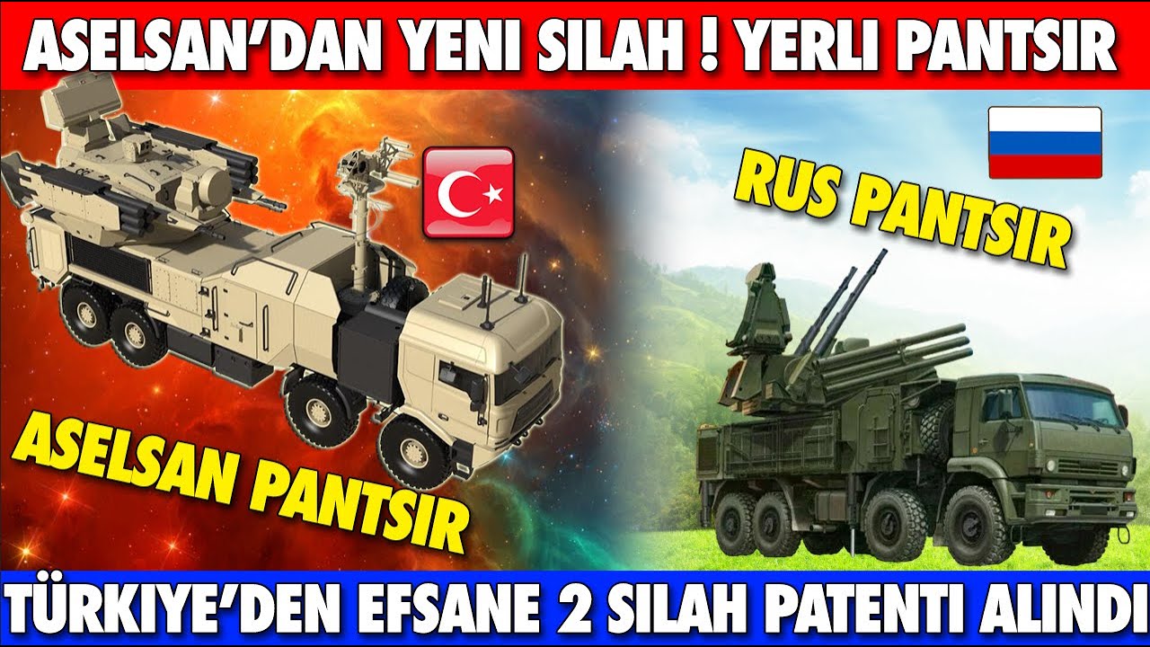 TÜRKİYE'DEN YENİ SİLAH!! PANTSİR ! TÜRKİYE RUS PANTSİR-S AYARINDA YENİ ...