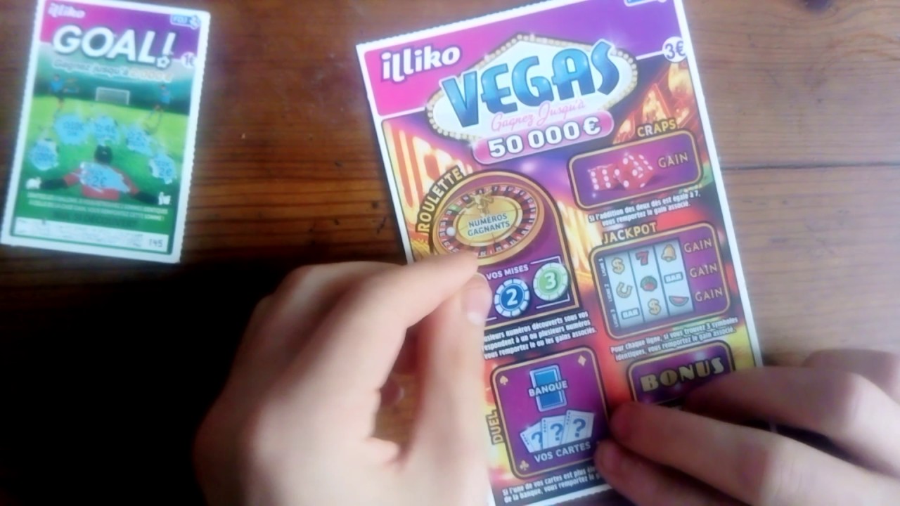 Grattage de 2 VRAI Ticket Goal et Vegas - YouTube