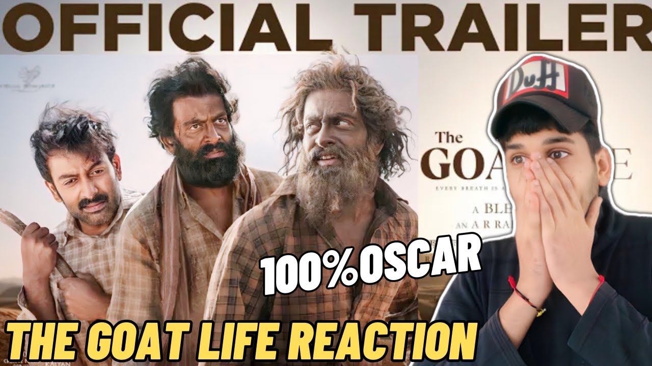 Aadujeevitham - The Goat Life Official Trailer REACTION A R Rahman ...