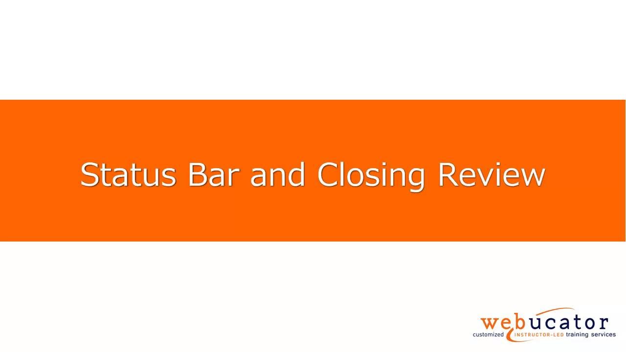 Using The Status Bar And Closing A Document In Microsoft Word YouTube Using The Status Bar And Closing A Document In Microsoft Word YouTube
