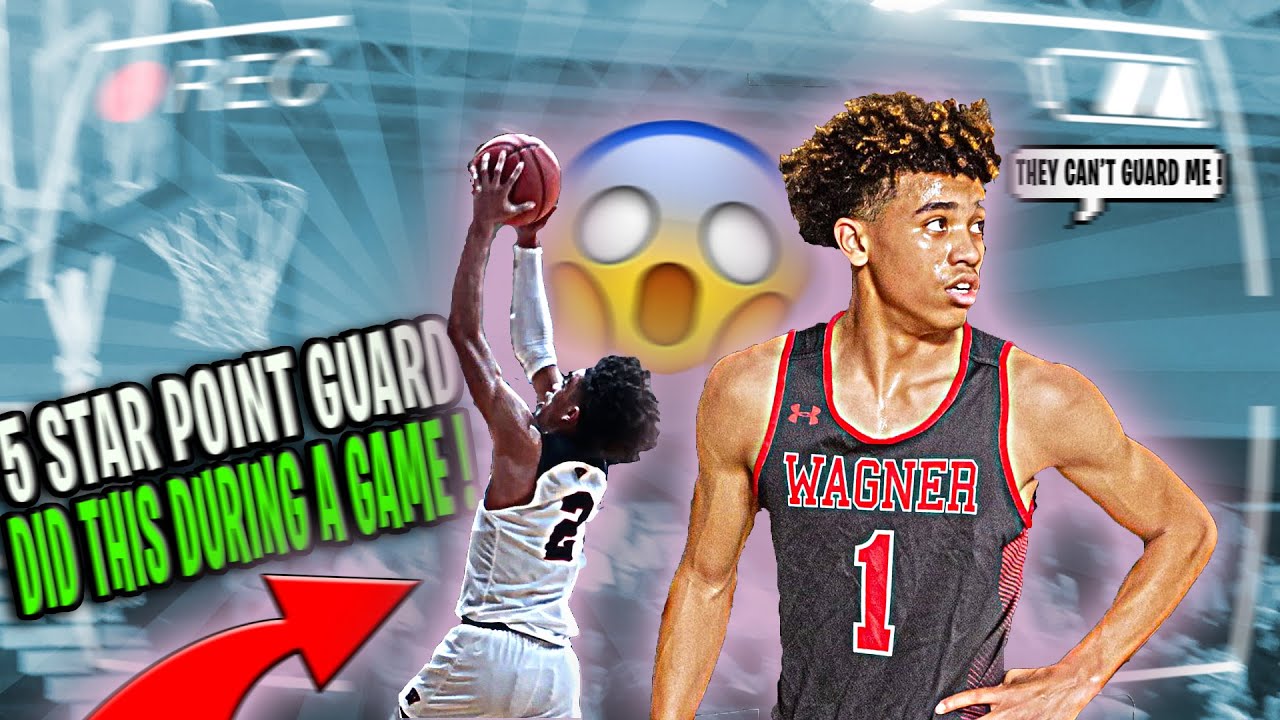 5-STAR POINT GUARD DID THIS DURING A GAME ! ( INTENSE GAME ) - YouTube
