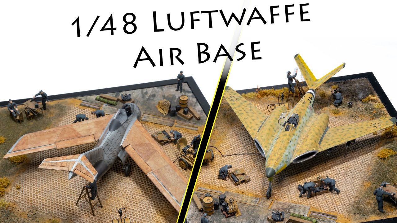 Universal Luftwaffe Air Base 1/48 [Full Build] - YouTube