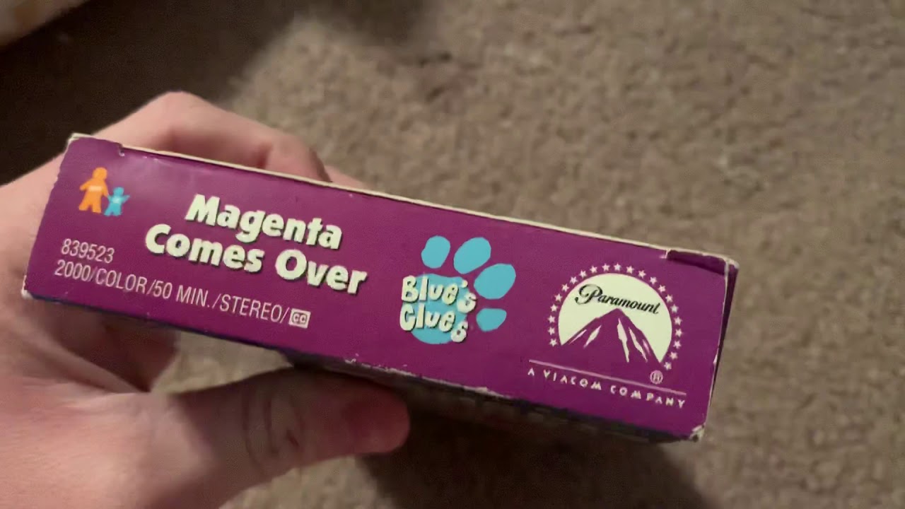 Blue’s Clues: Magenta Comes Over 2000 VHS Overview - YouTube