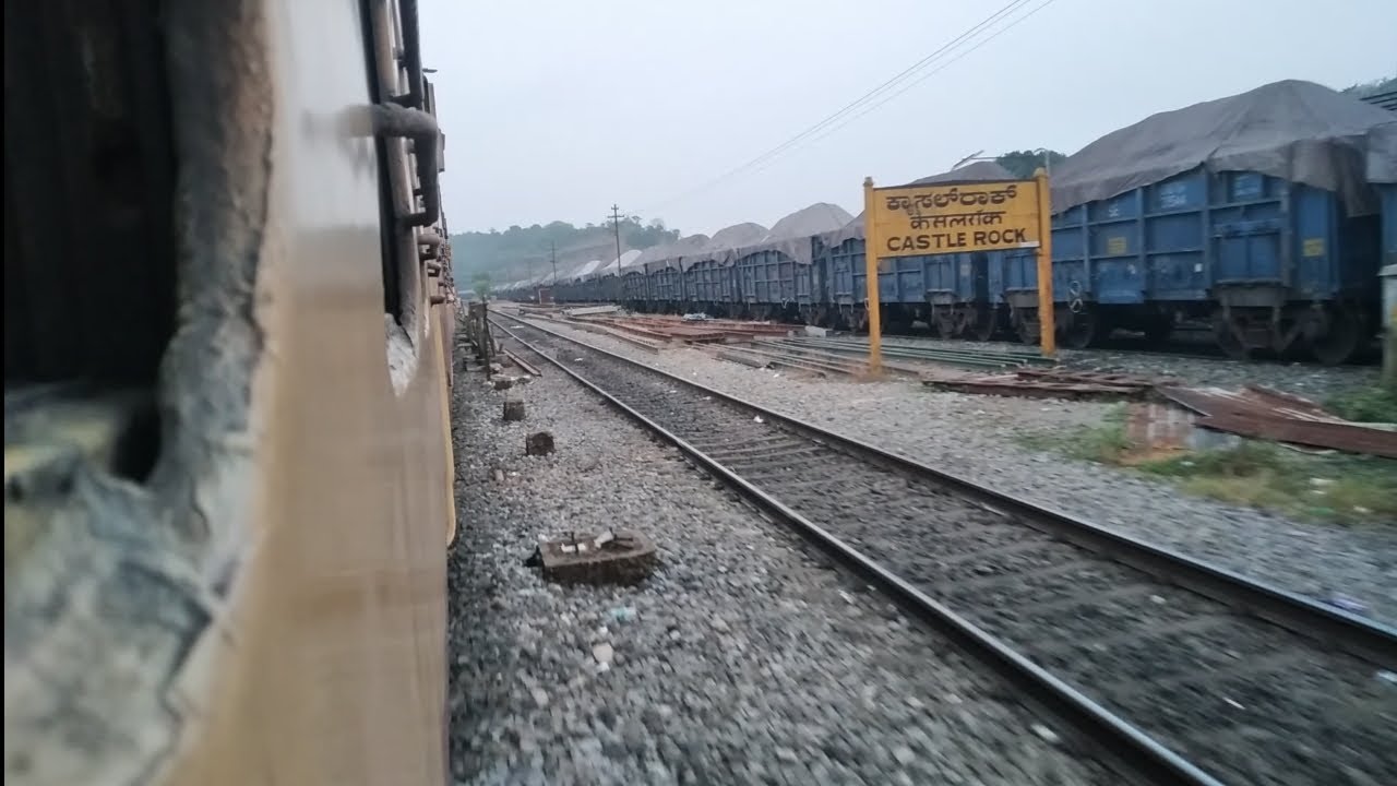 Entering Beautiful Castle Rock station part of western ghats- nearest ...