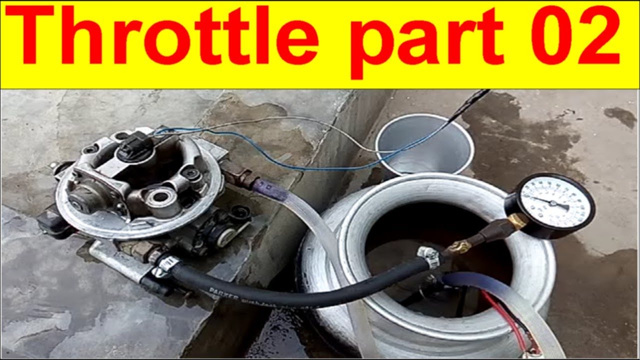 throttle running part 02 | throttle body running on water | how ...