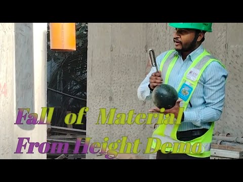 Fall of Material From Height Demo #safety #demo #ppekits # ...
