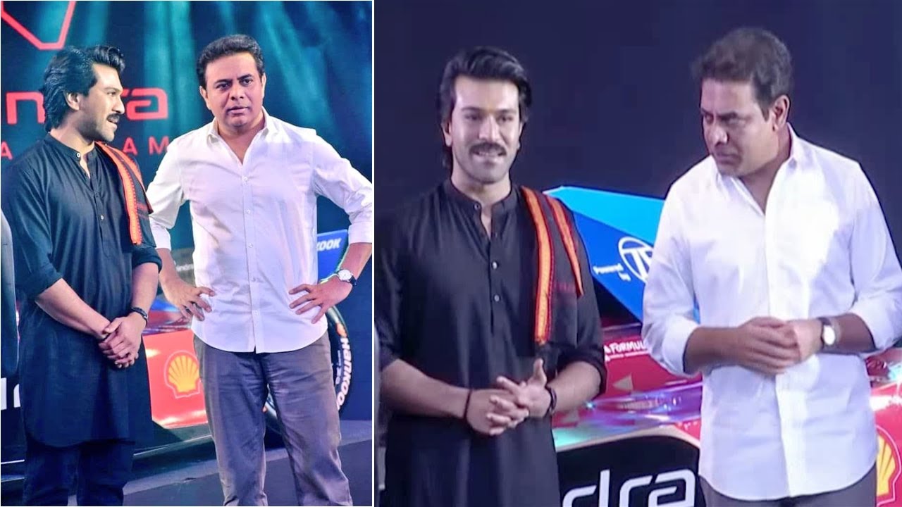 Mega Power Star Ram Charan With KTR Visuals | India's First-Ever ...
