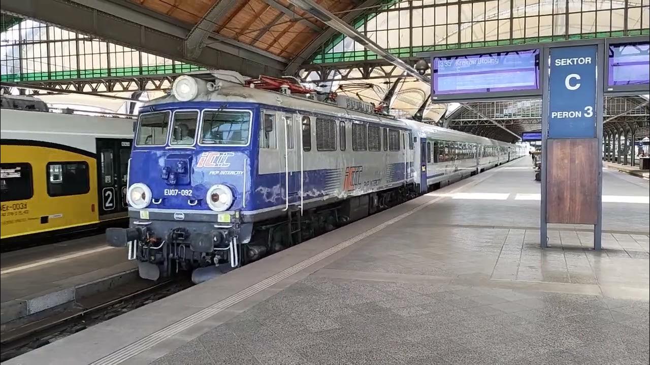 EU07-092+IC 5312 PIAST (PKP INTERCITY) rel. Gdynia Główna - Kraków Główny - YouTube