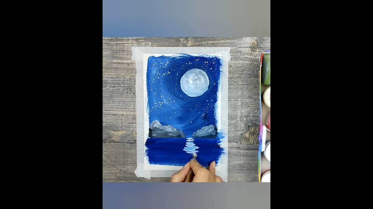 How to draw beautiful scenery painting 🎨😍||Drawing artwork - YouTube