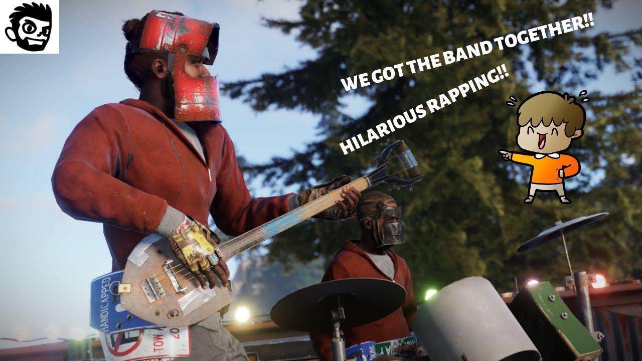 Rust Playing and Rapping with Instruments (HILARIOUS)!! [Getting the ...