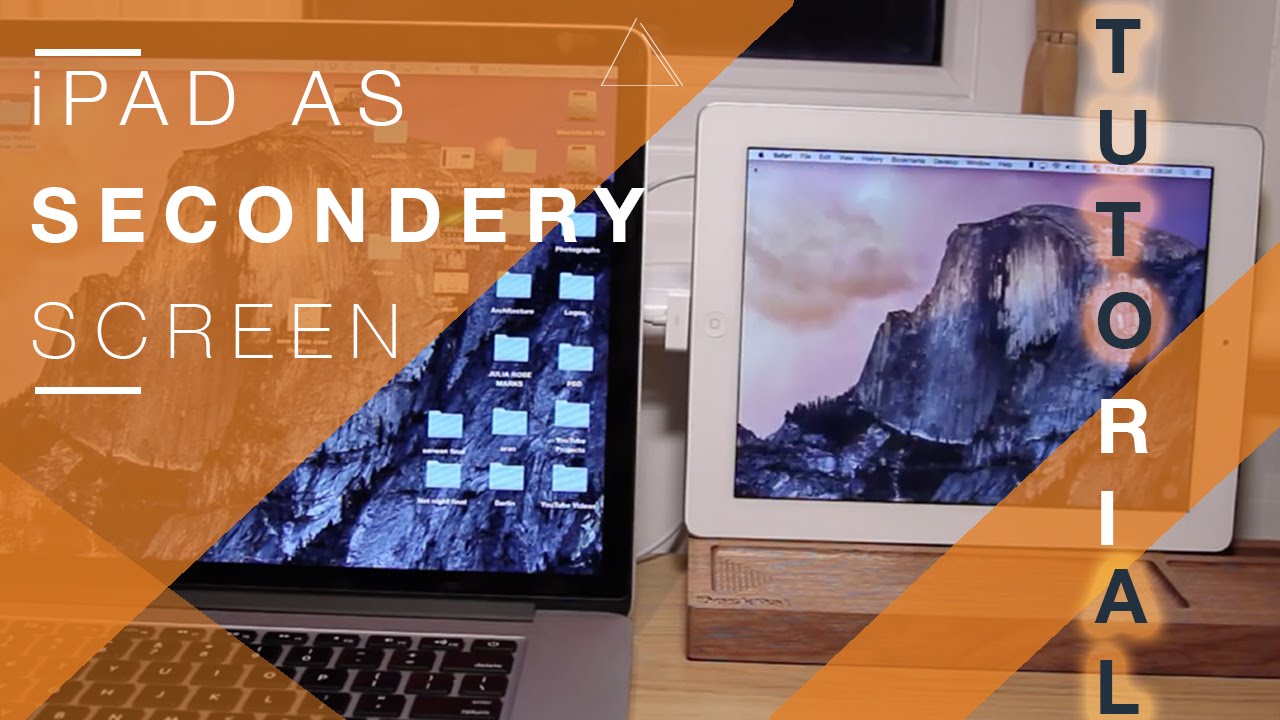 Duet Display - Use iPad and iPhone as secondary display - YouTube