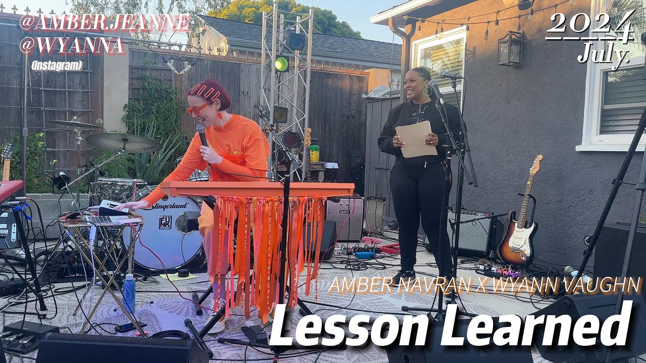 Lesson Learned ((LIVE)) with Amber Navran x Wyann Vaughn - YouTube