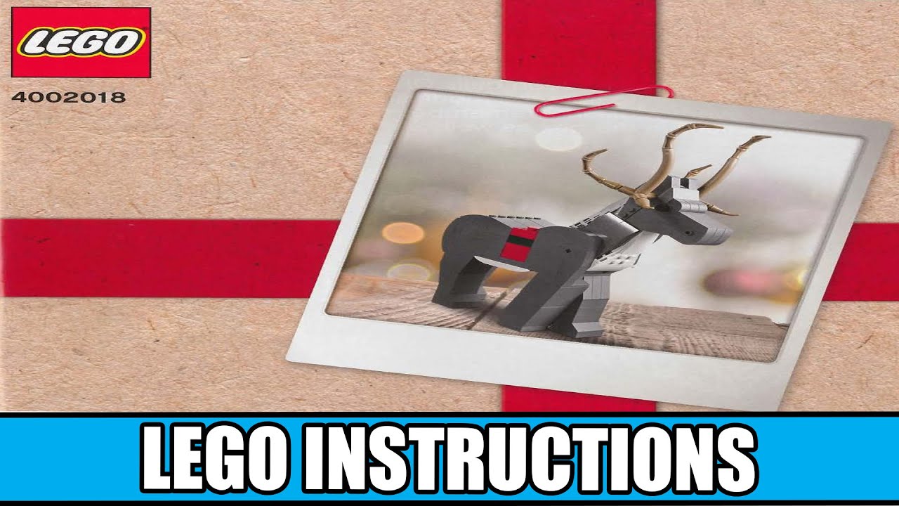 LEGO Instructions - Reindeer - 4002018 (LEGO Employee Gift) - YouTube
