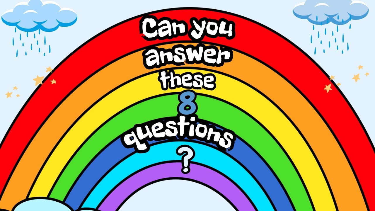Rainbow Quiz 🌈 Can you answer these 8 questions? 🌈 - YouTube