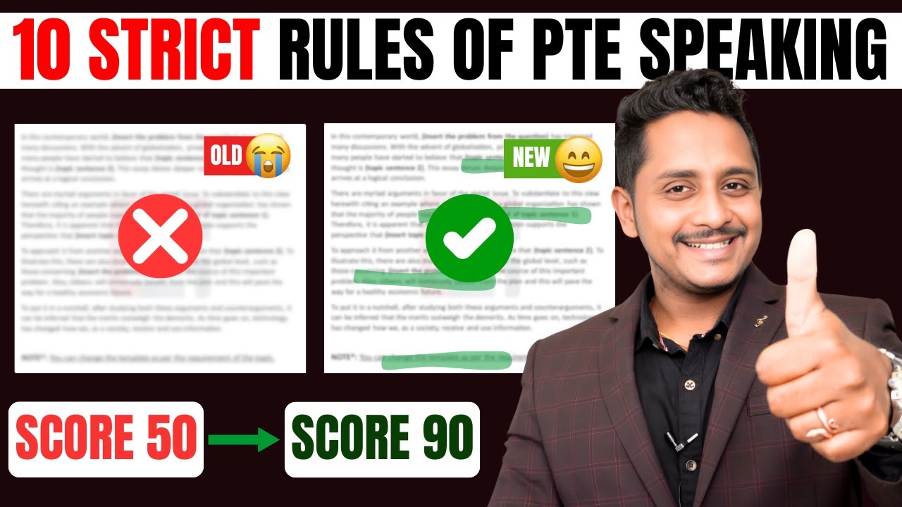 10 New Strict Rules of PTE Speaking in 2024 - YouTube