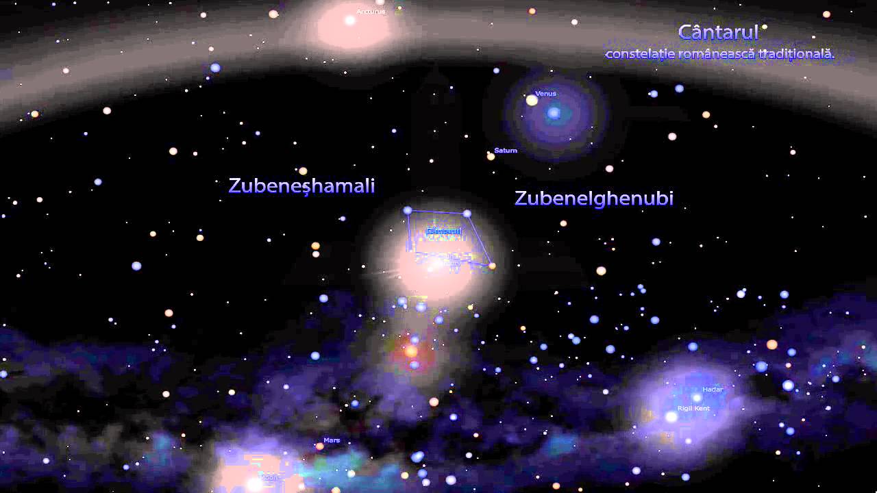 CONSTELAȚIA CÂNTARUL - LIBRA - BALANȚA - YouTube