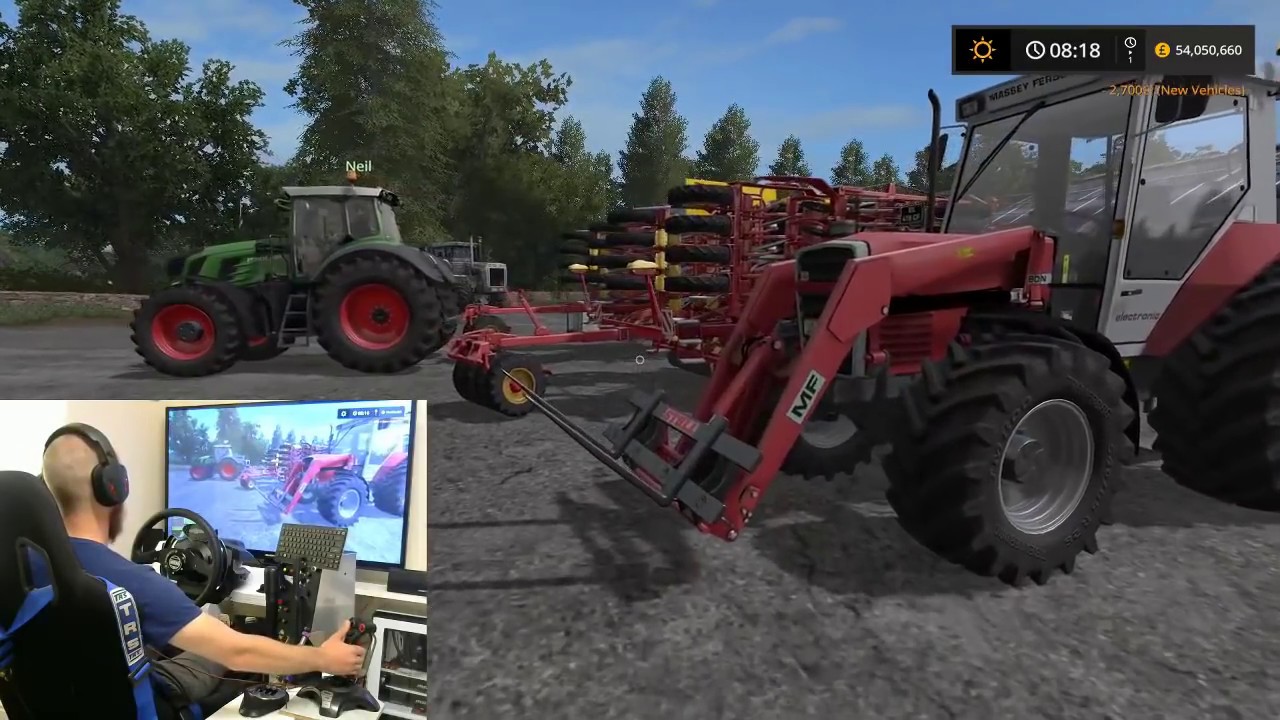 farming simulator 2017 teaching my dad how to farm episode 1 part 1 ...
