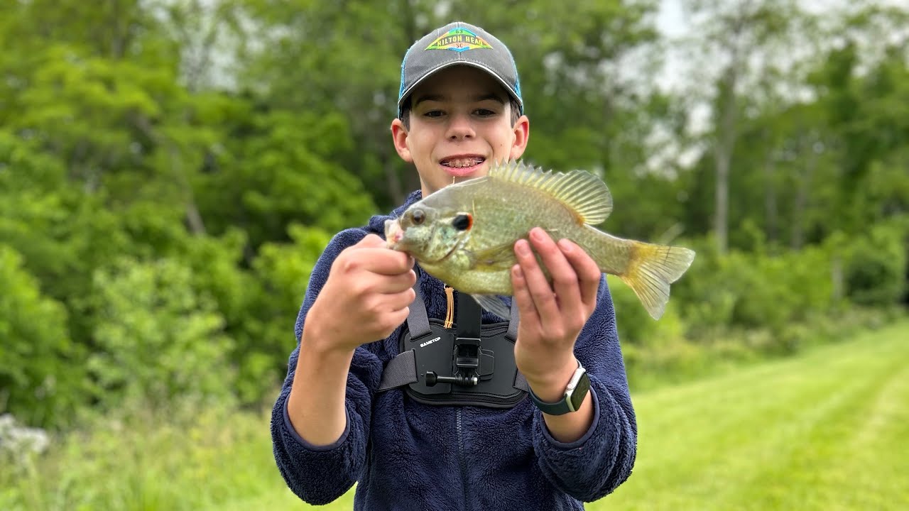 How I caught an almost world record bluegill - YouTube