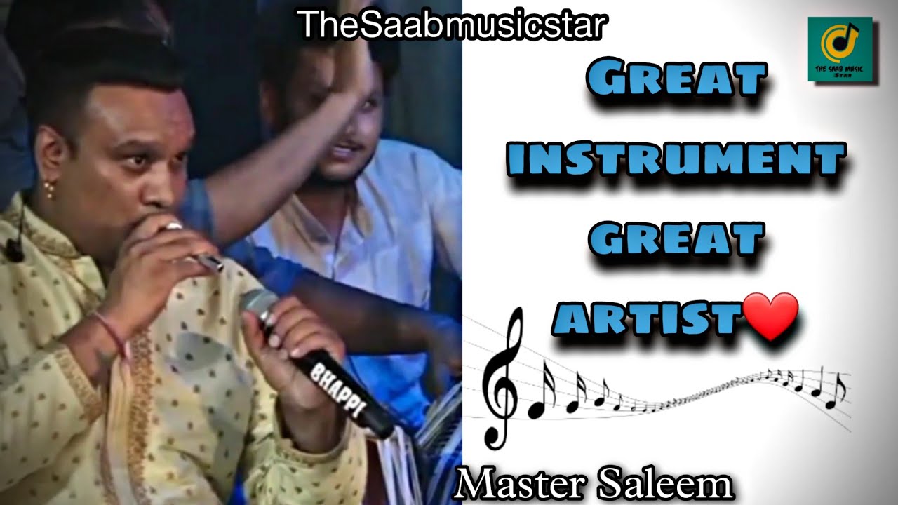 great instrument great artist by master Saleem Faridabad live 2022 ...