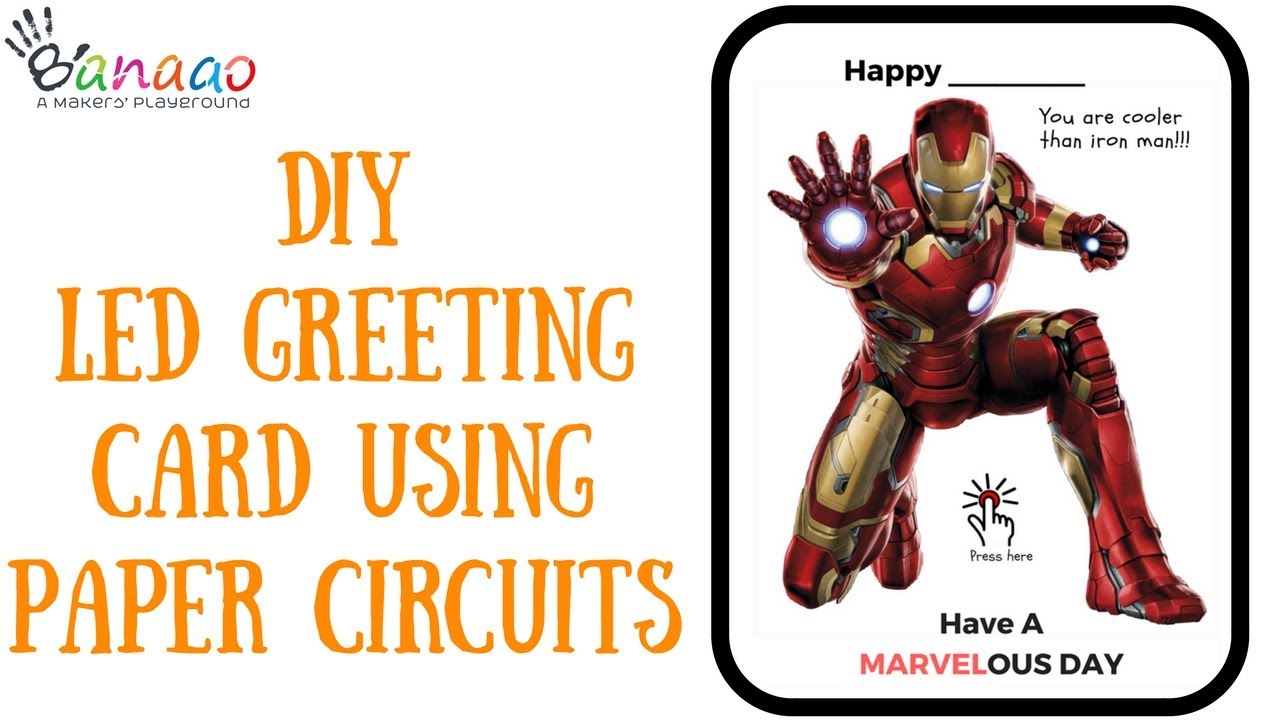 How to make a LED greeting card | DIY Paper Circuits | Gujarati ...