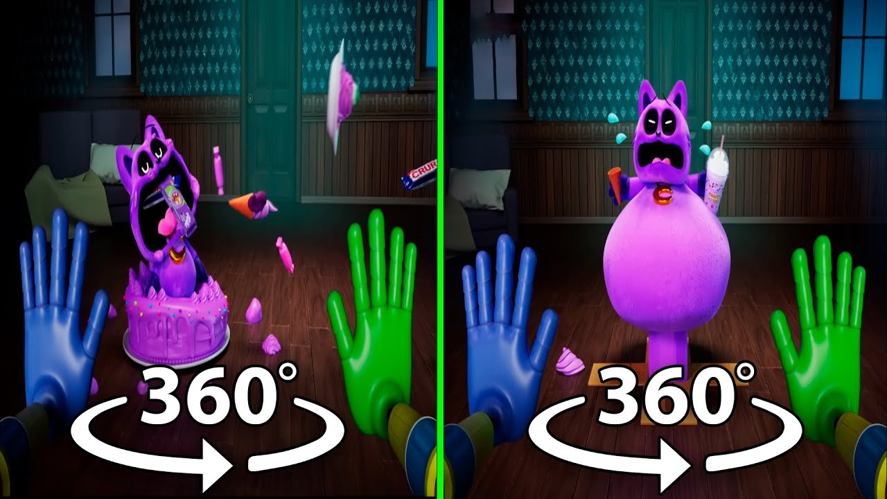360° VR CATNAP MUKBANG - POPPY PLAYTIME CHAPTER 3 - YouTube