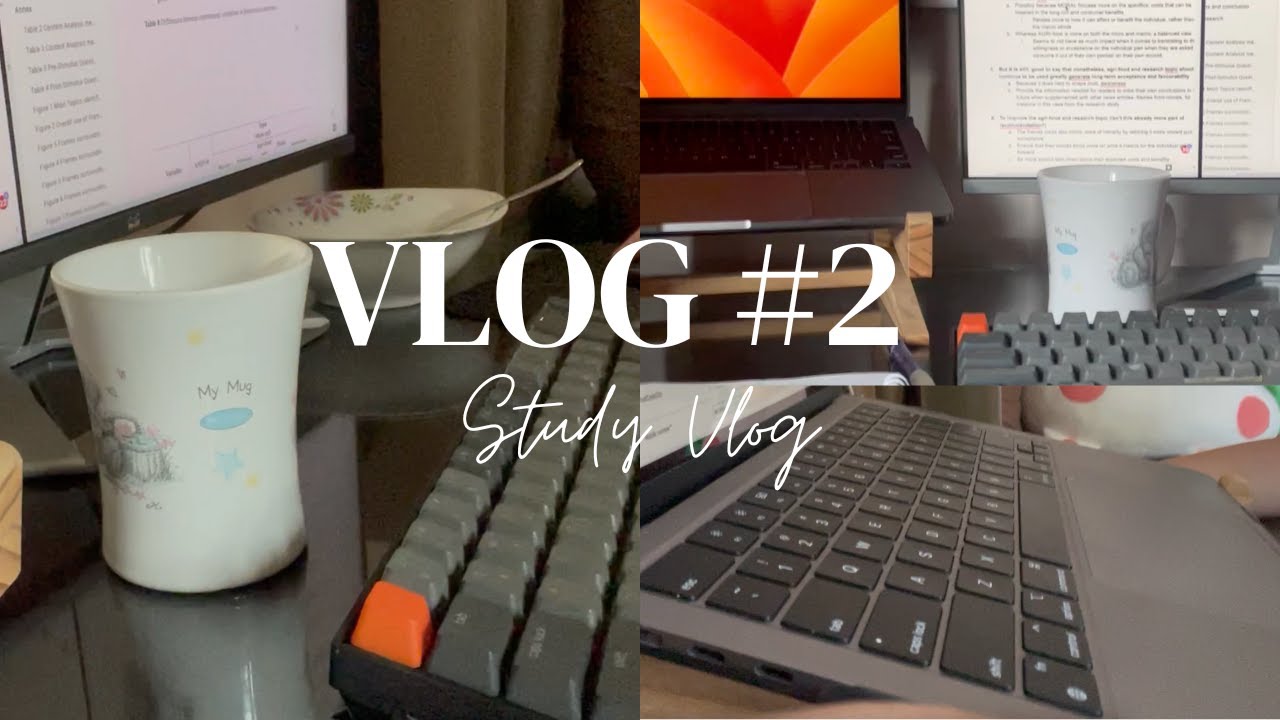 Vlog #2【Study Vlog】Getting productive, studying & attending many ...