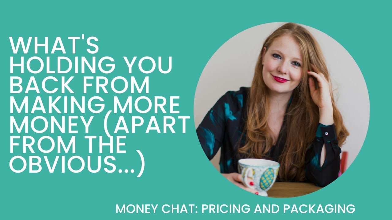 What's holding you back from making more money (apart from the obvious ...