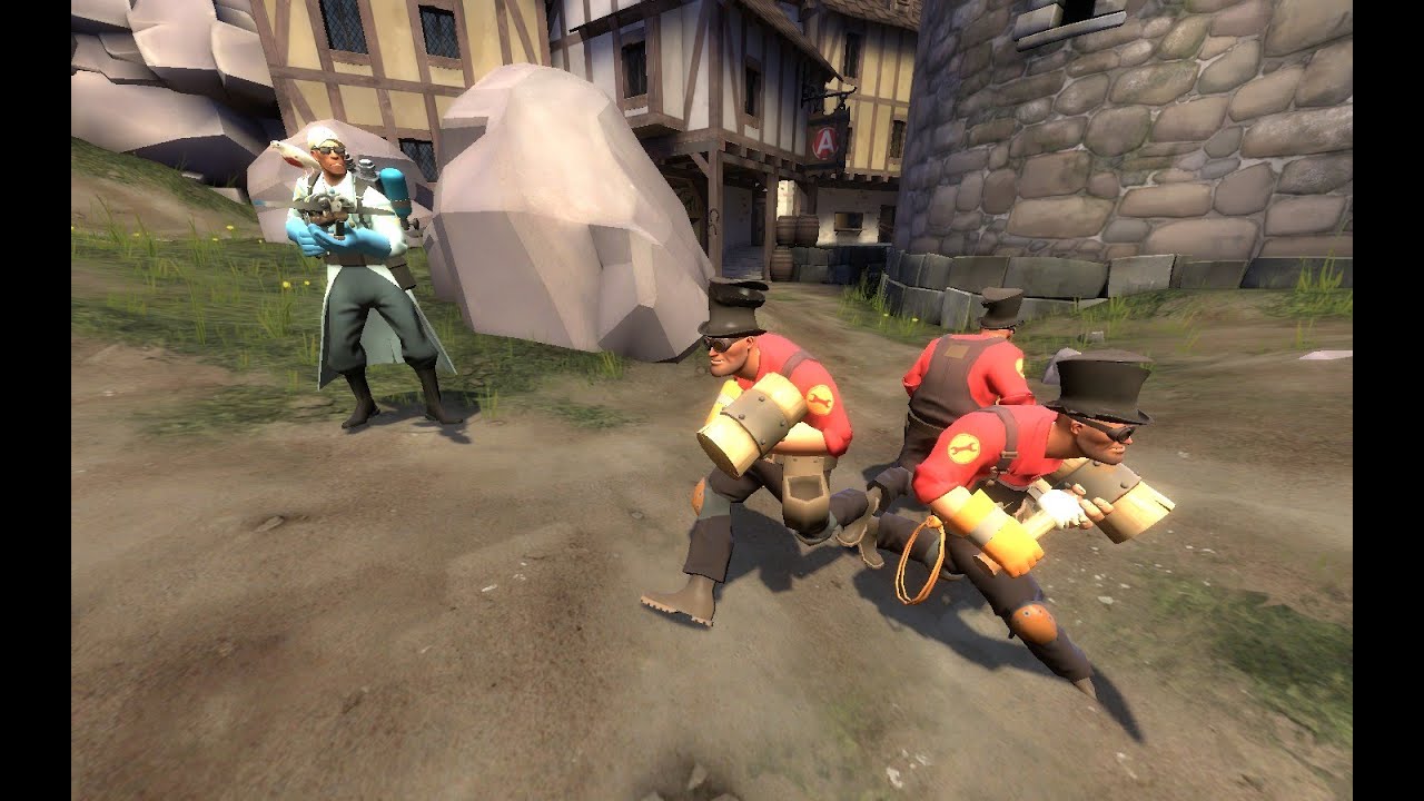 [TF2] The Bots have gotten into Medieval mode - YouTube