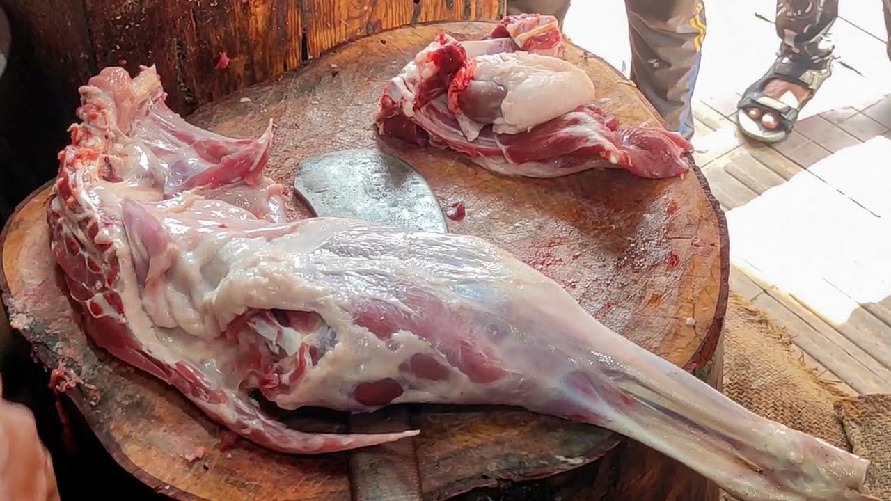 Amazing Goat Mutton Cutting | Goat Meat & Mutton Cutting Skills - YouTube