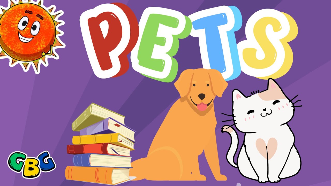 Kids Learn About Pets 🐶10 Different Animals 😸 Fun Visuals 🐰 3 Facts For ...