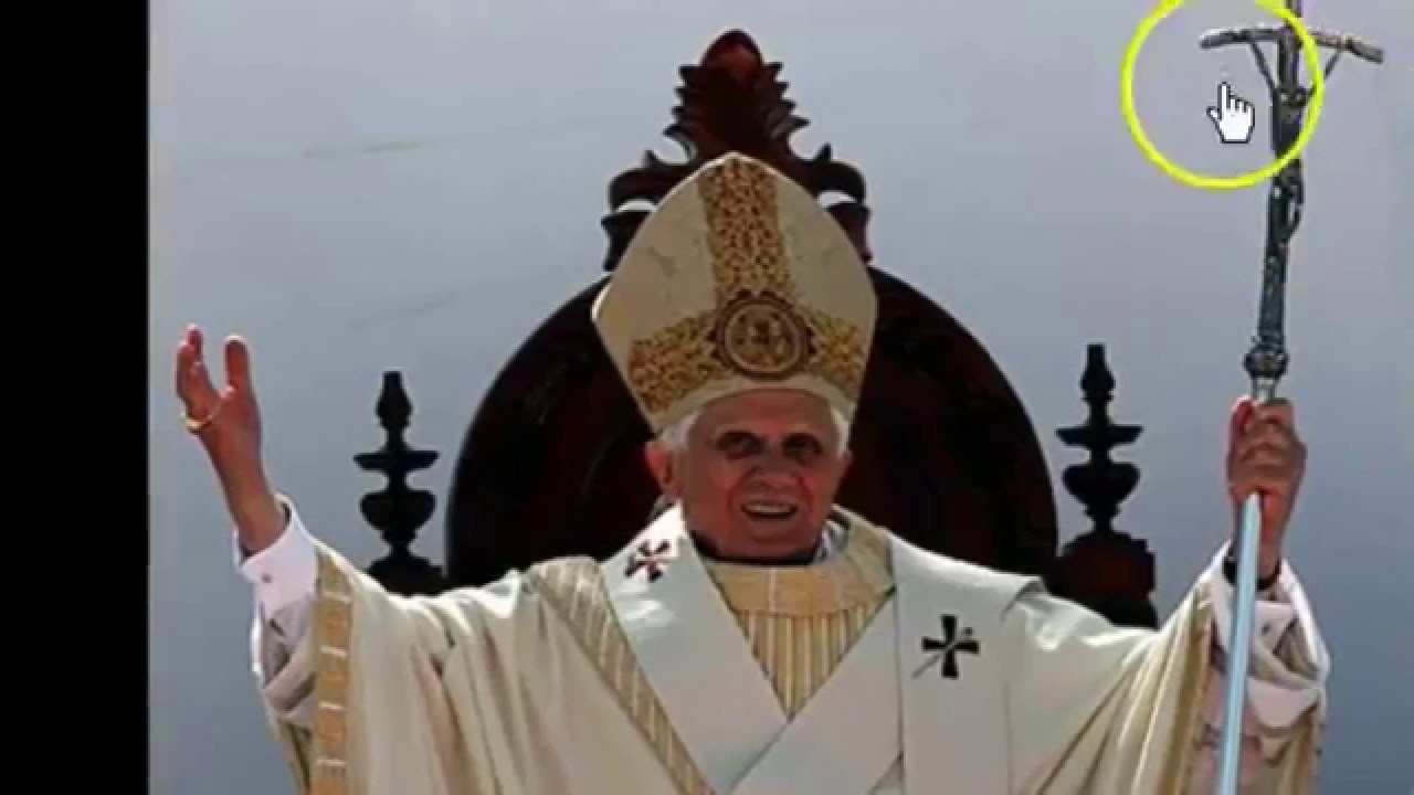 Pope Francis One World Religion NWO Satanic Bent Cross - YouTube