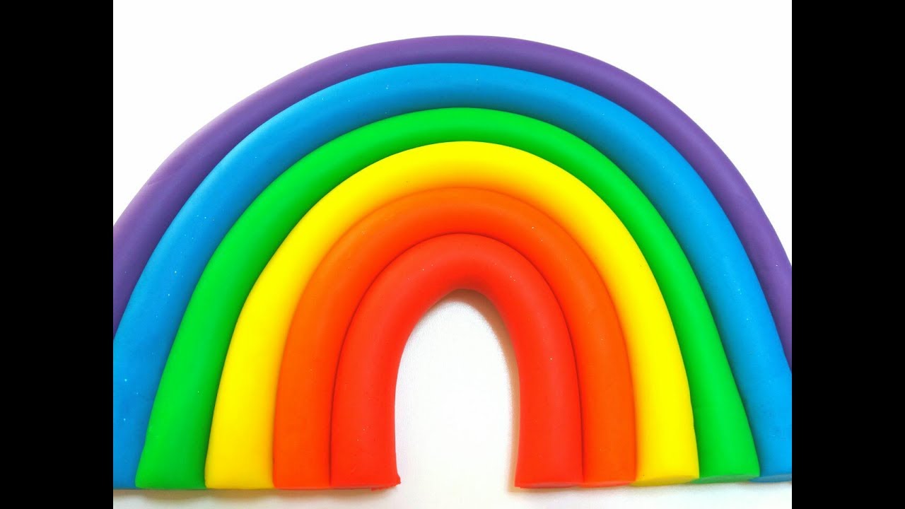 Learn Colors Rainbow Play Doh Modelling Clay Creative For Kids - YouTube