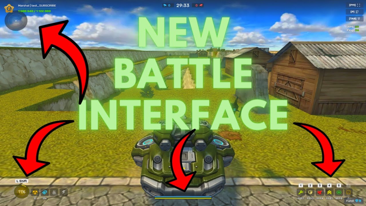 New Battle Interface Showcase! All the details - Tanki Online - YouTube