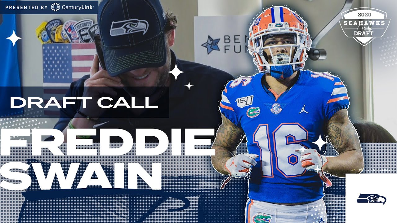 Freddie Swain Gets the Call from John Schneider | 2020 NFL Draft - YouTube