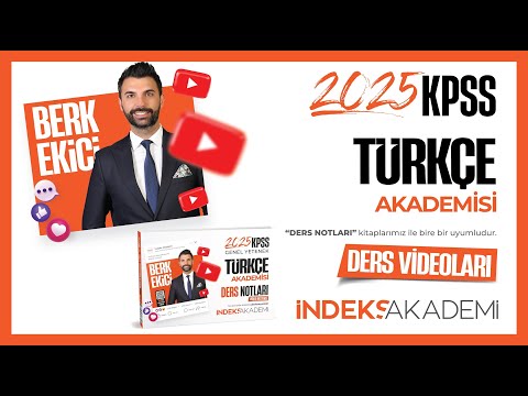 23-2025 KPSS  - Türkçe - Biçim Bilgisi - (Çekim Ekleri - I -) - Berk EKİCİ