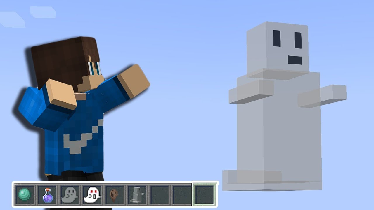 AKU MENCOBA JADI HANTU DI MINECRAFT - YouTube