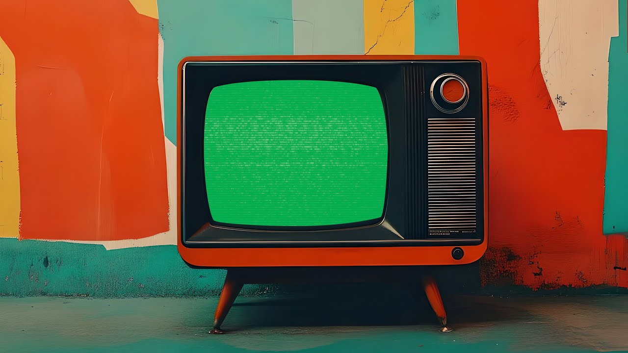 Retro TV Green Screen Animation: A Vibrant Revelation! - YouTube