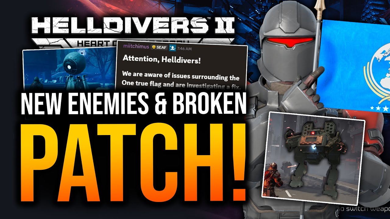 Helldivers 2 - Devs Reveal Huge Bug! New Enemies & Mega City! - YouTube