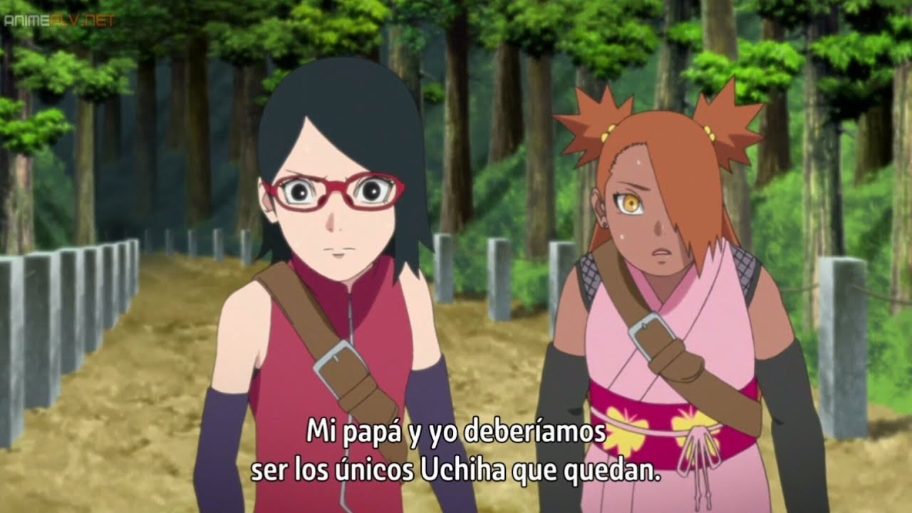 Sarada Y Chouchou Vs Shin Uchiha - YouTube