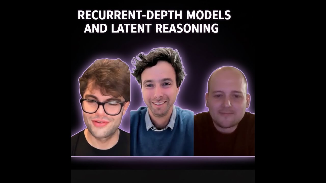 EP13: Recurrent-Depth Models and Latent Reasoning with Jonas Geiping ...